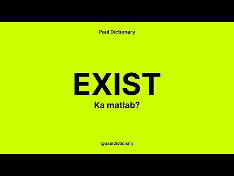 exist Meaning in Hindi/Urdu | Meaning of exist | exist ka matlab? | exist क्या है?