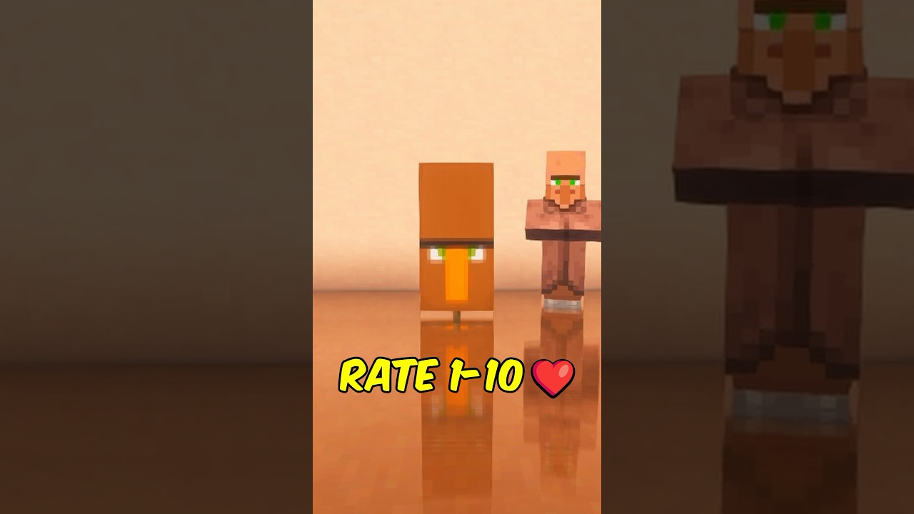 Minecraft Villager Banner😱 #shorts #minecraft