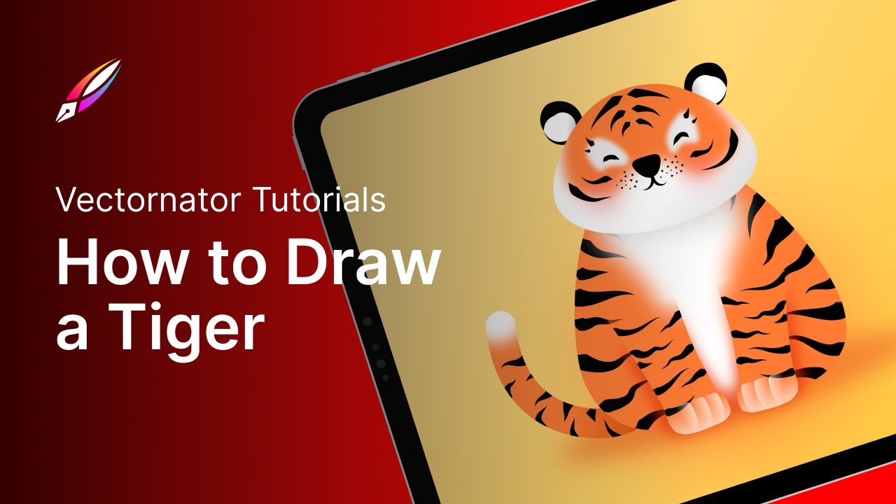 How to Draw: Year of the Tiger with @NASTYAKULIABINA #Shorts ​