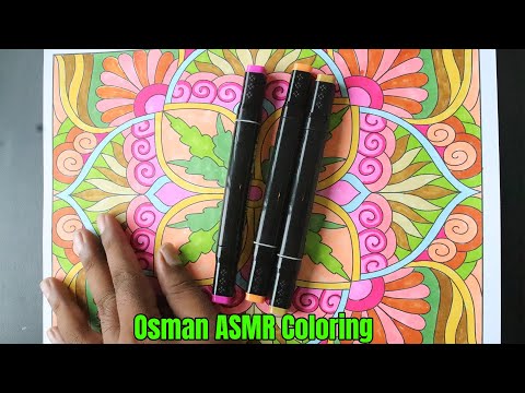 Mandala Coloring Page Relaxing Mandala Coloring Page For Adult Relaxation | By Osman ASMR Coloring