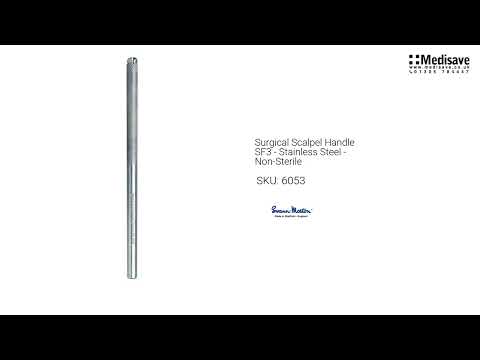 Surgical Scalpel Handle SF3 Stainless Steel Non Sterile 6053 1920x1080