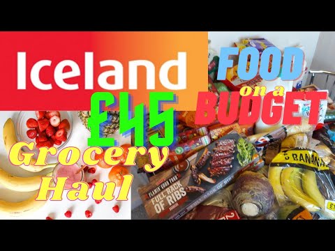 Iceland uk 2021 | Iceland grocery haul under £50 | How to save on food shop [Food haul on a budget]