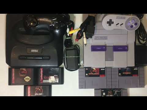Mortal Kombat Super Nintendo and Sega Genesis