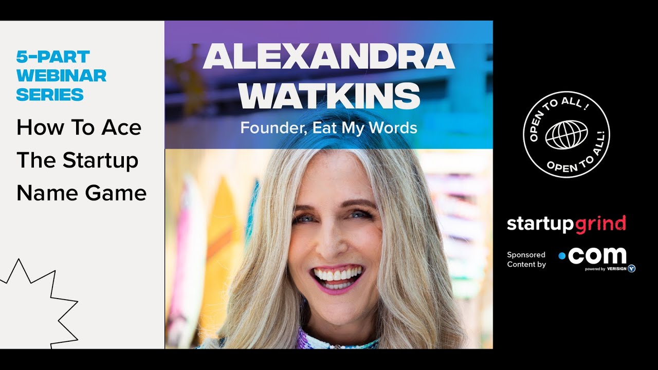 Webinar 3: Domain Names: Secrets & Strategies with Alexandra Watkins