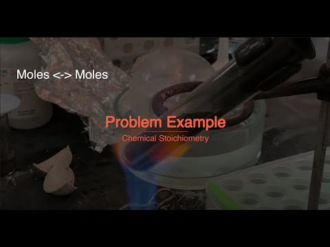 Mole to Mole Stoichiometry Problem Example