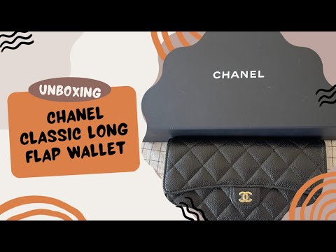 Chanel Classic Long Flap Wallet Unboxing