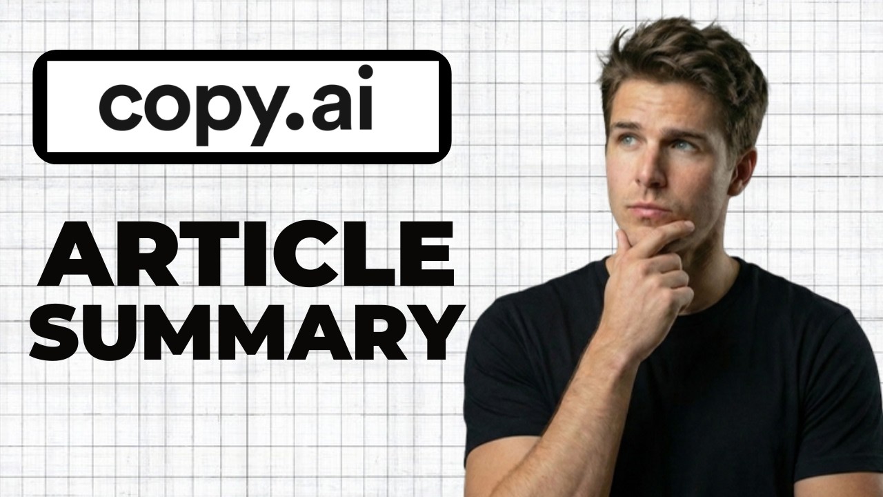 How To Summarize Articles With Copy.ai (Full Guide)
