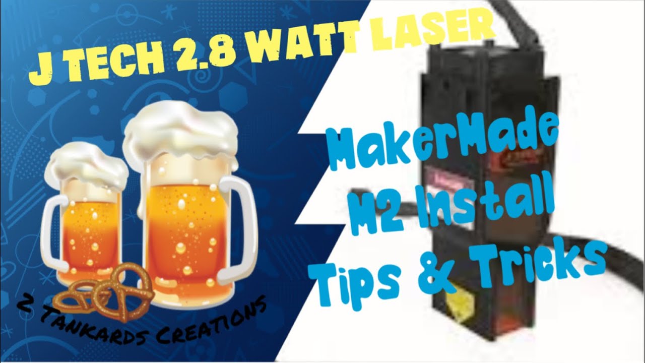 MakerMade 2.8W Laser Assembly and Install