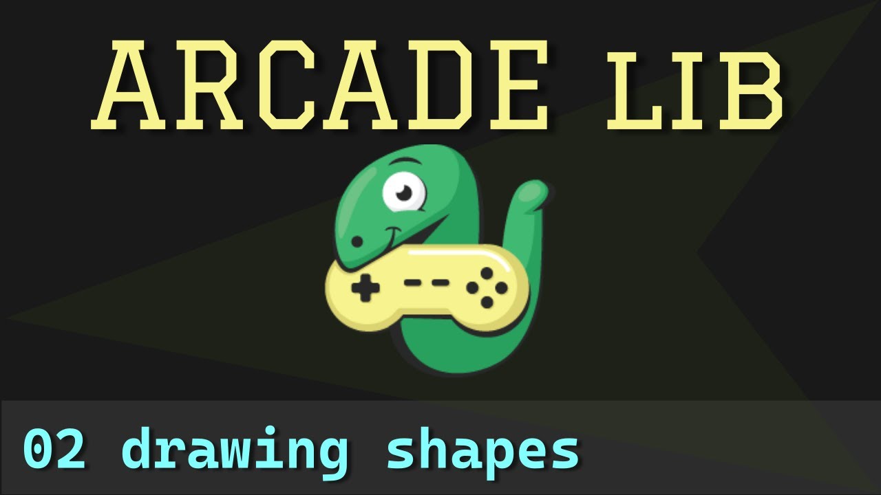 Python Arcade library - 02 - drawing shapes