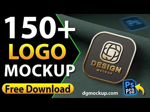 🔥150+ Free 3D Logo Designs Psd Mockup | Download & Edit Easily | Free Logo Mockups PSD