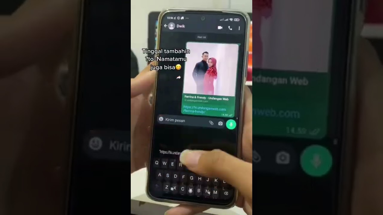 Cara ngisi nama tamu dengan praktis tanpa ribet😍. #undangandigital  #undangannikah  #undanganunik