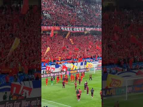 Ketika Laga China VS Indonesia Stadion Penuh Oleh Suporter China