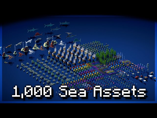 1,000 Sea Asset Pack *OFFICIAL DOWNLOAD* Minecraft Map