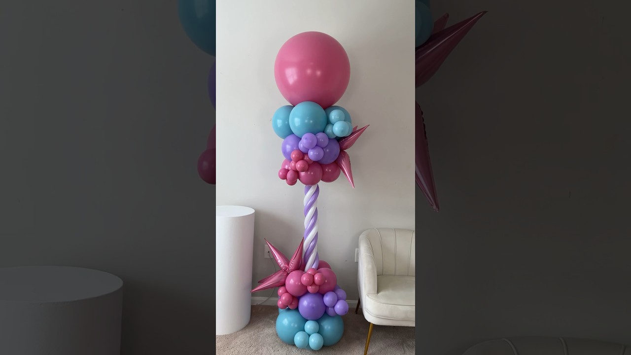 Fun Balloon Column Idea! New DIY Tutorial!