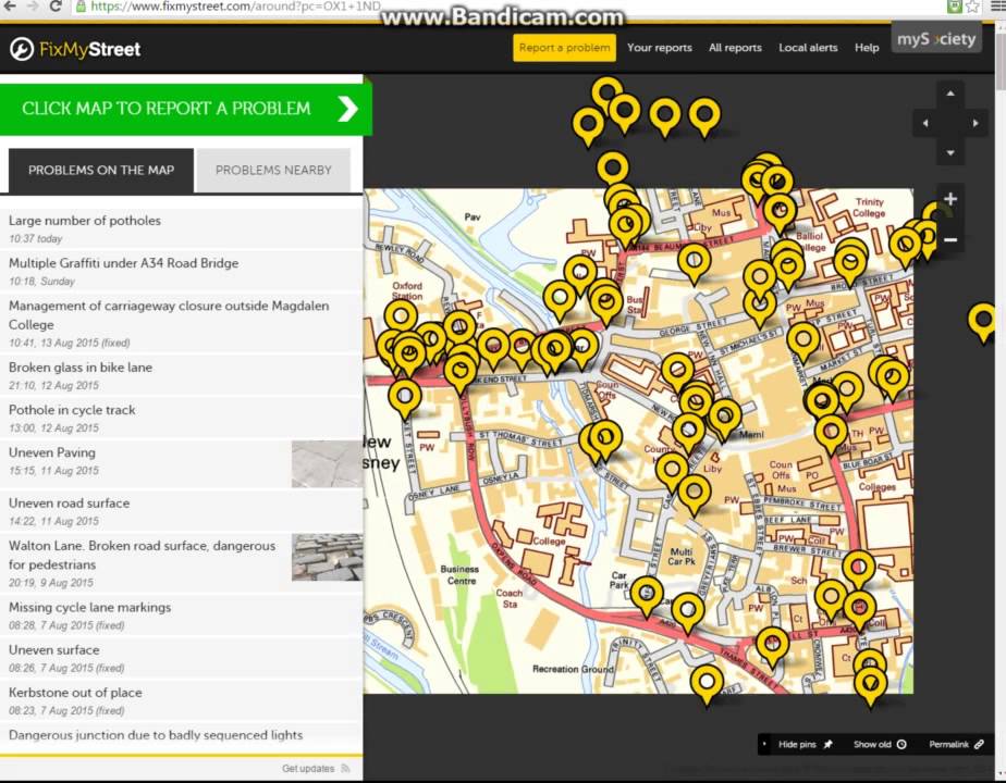 FixMyStreet for Councils, Part 1: Viewing reports as a resident