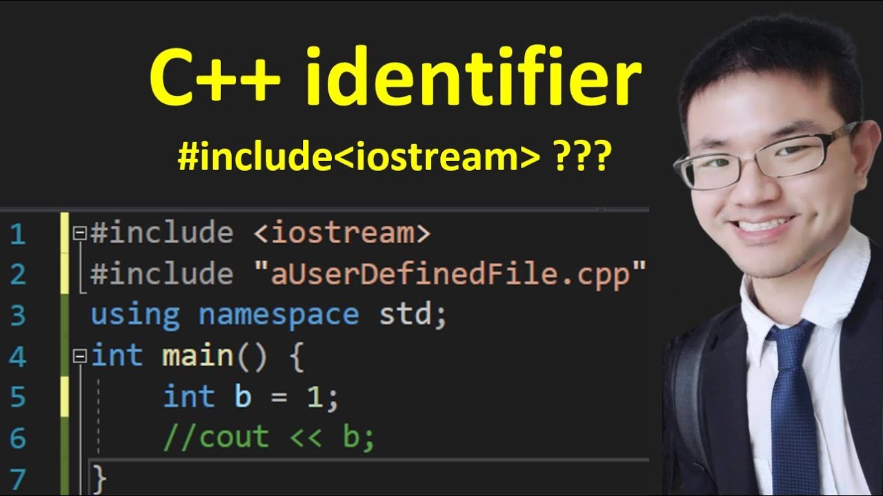 what are #include, iostream and identifier? | C++ for Beginner