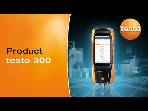 testo 300 Longlife flue gas analyzer (O2, CO up to 15,000 ppm, NO - can ...