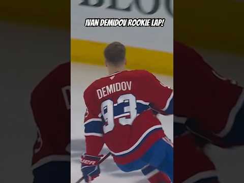 WELCOME TO THE NHL IVAN DEMIDOV! #shorts #reels #nhl #hockey #montrealcanadiens #gohabsgo #rookie