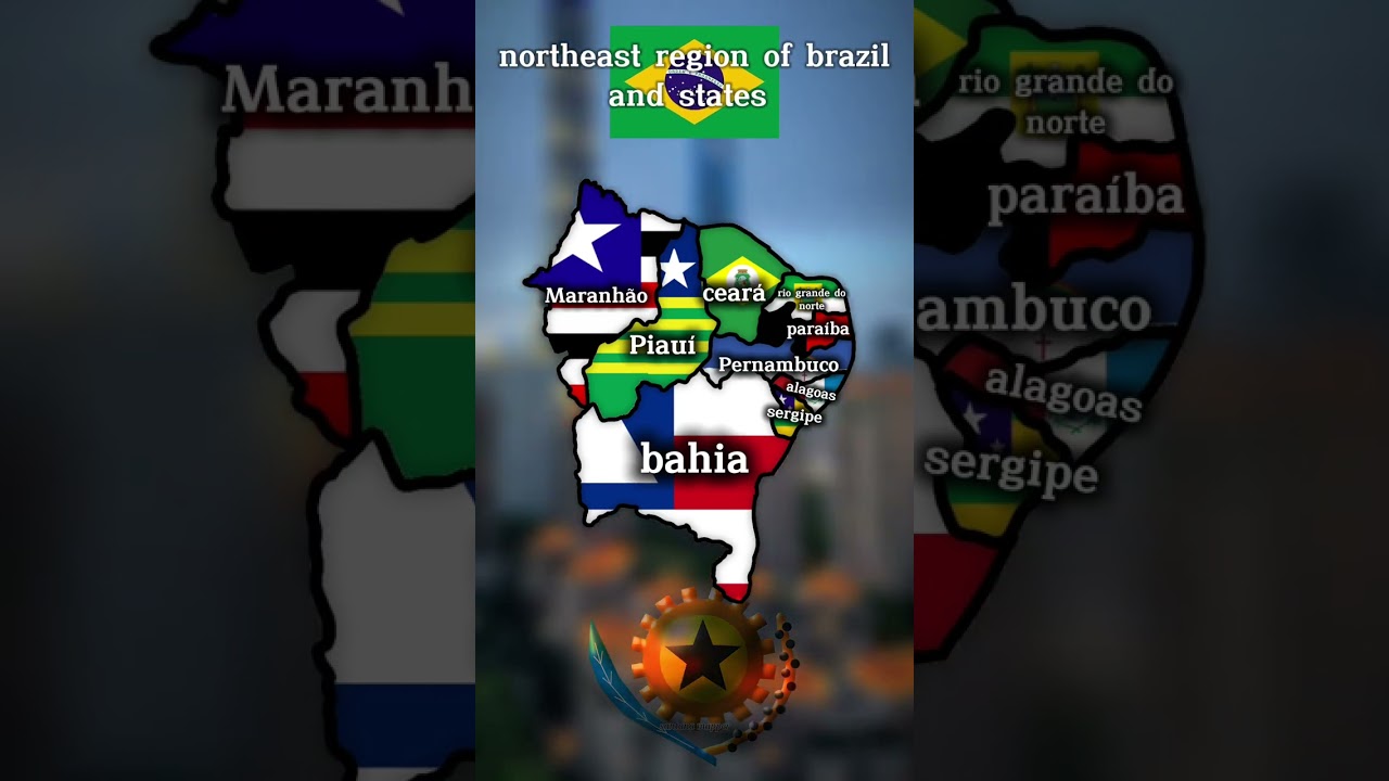 name of the states in northeastern Brazil