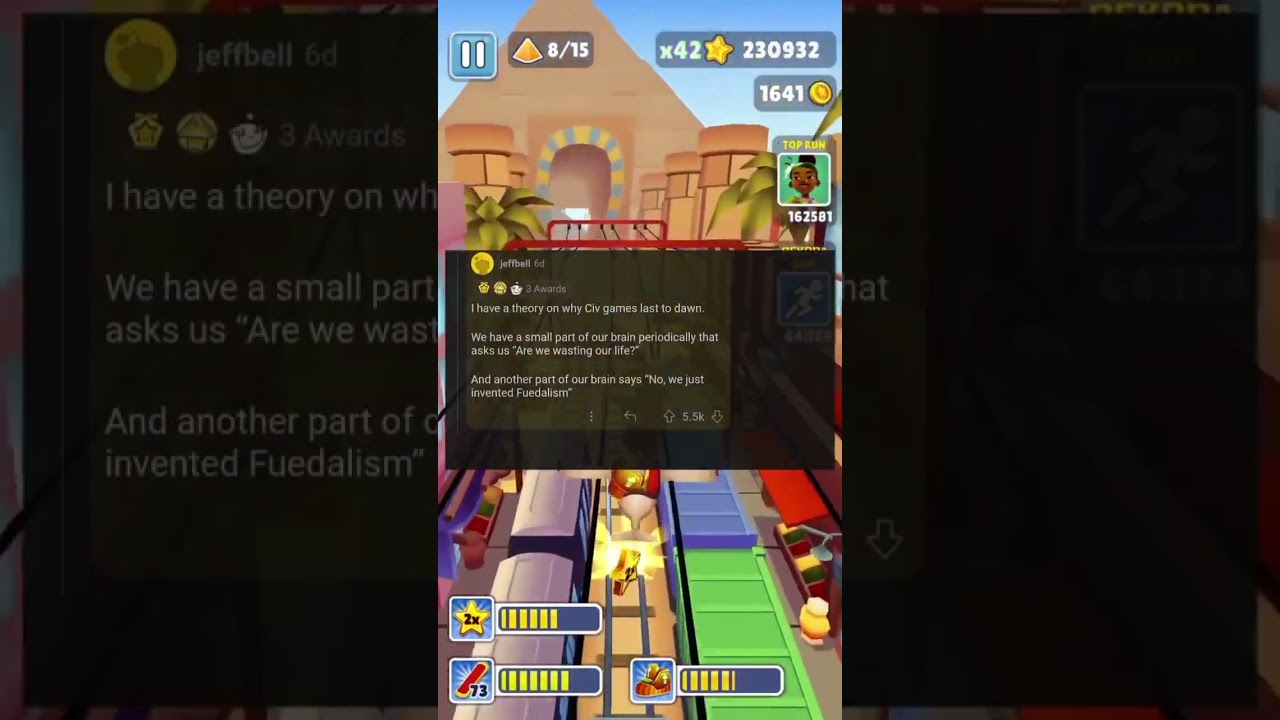 What video game have you played the most? #redditstory #gaming #games #reddit #subwaysurfers