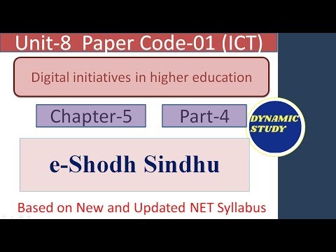 ICT e-Shodh Sindhu Video Lecture - Information and Communication ...