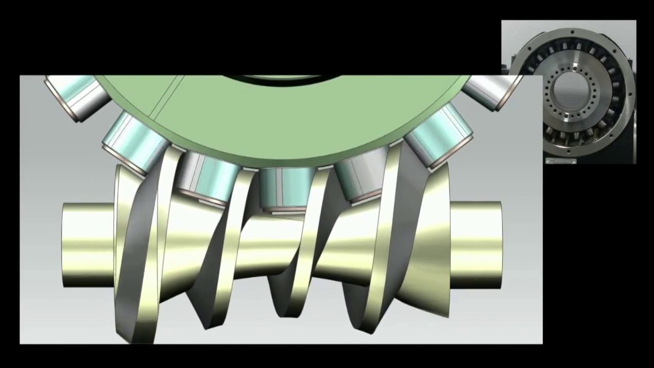 T-200 Roller Gear Cam animation