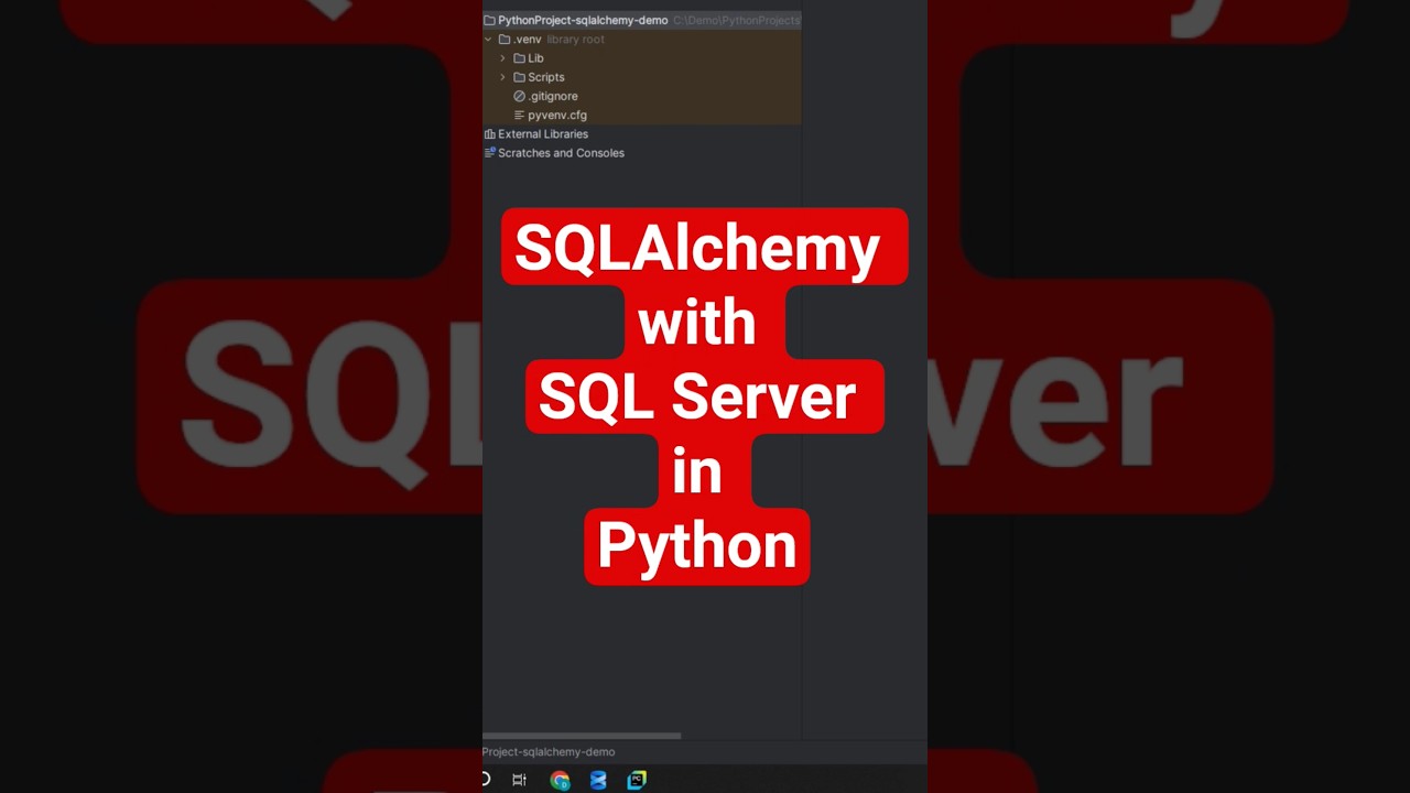 SQLAlchemy with SQL Server in Python #python #coding
