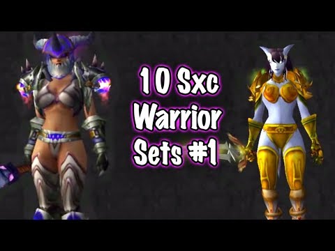 Jessiehealz - 10 Sxc Warrior Transmog Sets #1 (Reup)