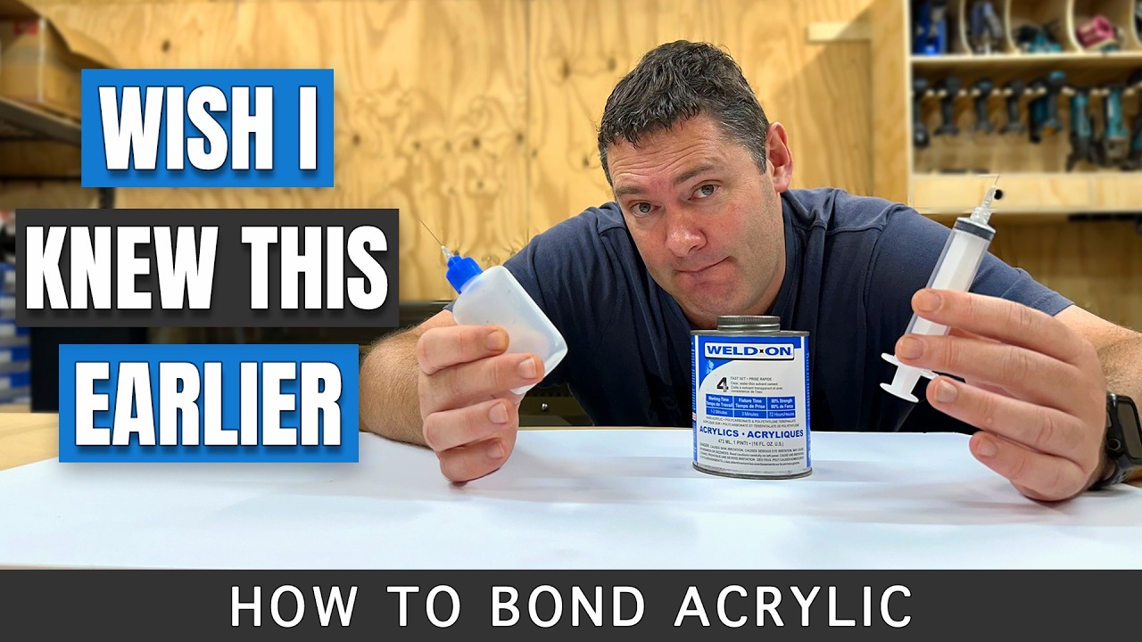 How To Glue Acrylic Easily Without Marks