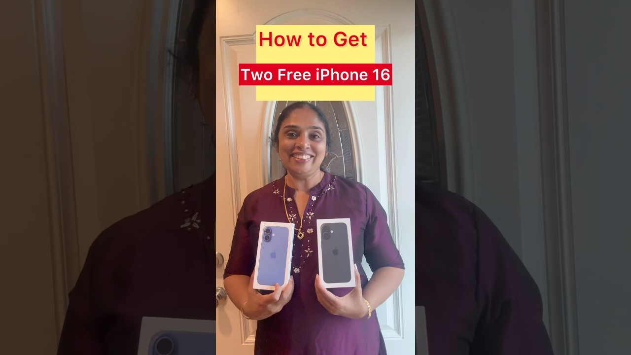 How to Get Two  Free iPhone 16?😳#iphone16 #iphone