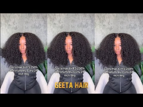 🔥🔥BEST kinky curly haistyle detail installation | Ft geetahair