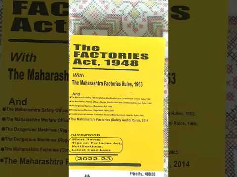 Brand New Edition Labour Law Books Came Out Yesterday | Bare Acts Book