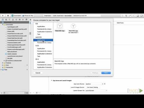 Learn Advanced Swift 2 Application Development Adding a Watch Target | packtpub com - Mind Luster