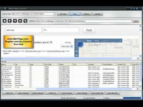 How to Capture Data from the White Page using the 'White Page Power Tool'