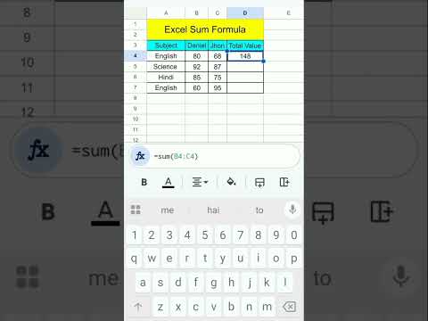 Excel Formula | Excel Trick #Excelgallery