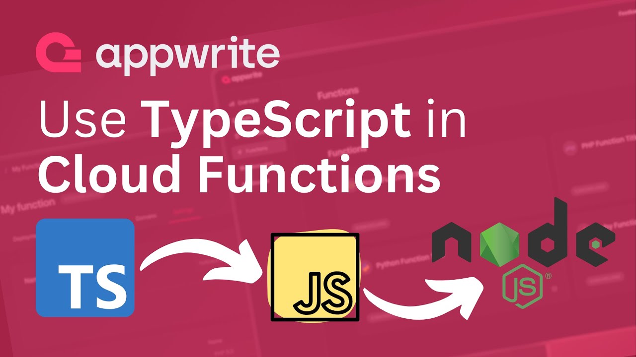 Use TypeScript in Appwrite Cloud Functions with Node.js