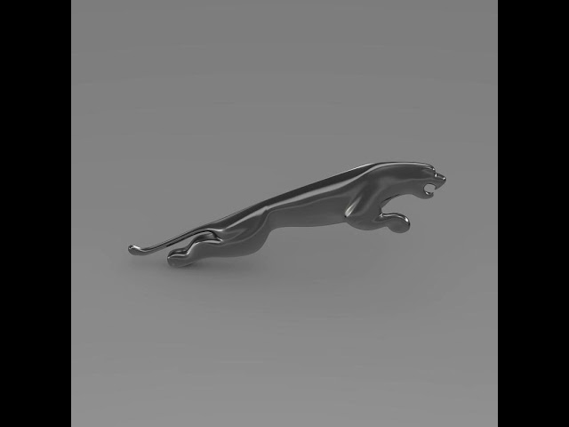 Jaguar Logo 3d Model