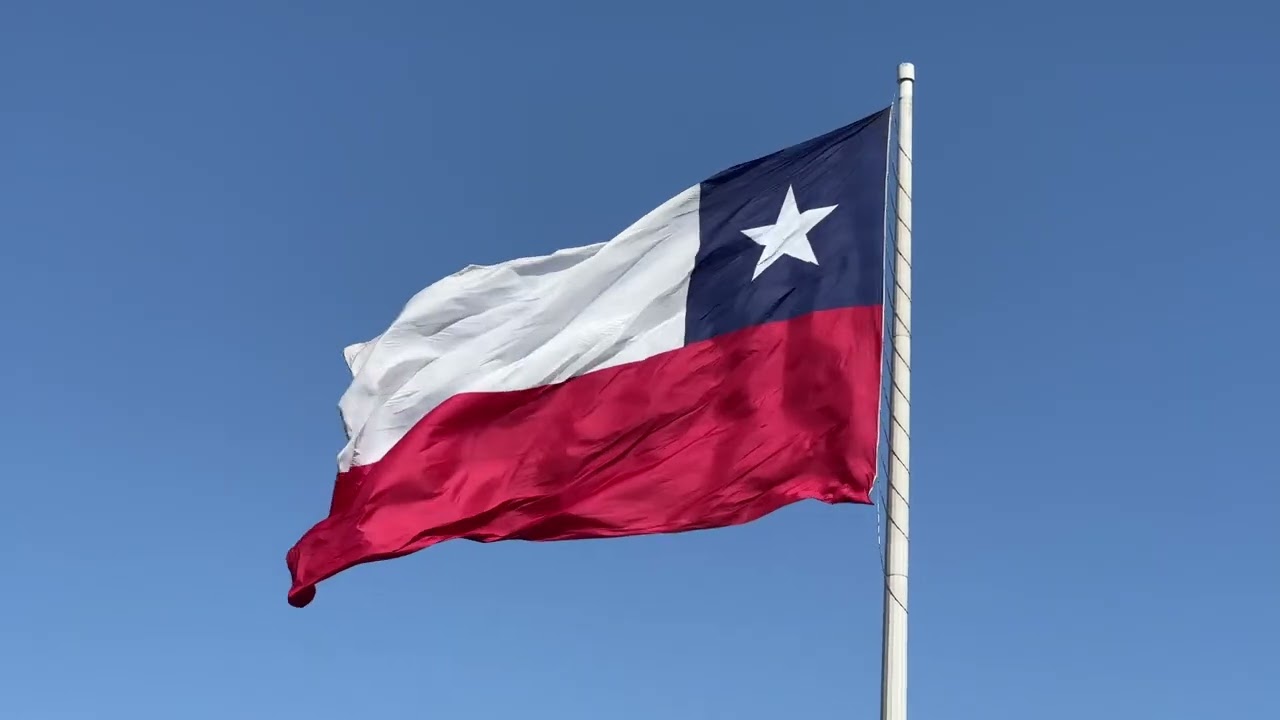 Bandera de Chile en ProRes 4K 30fps