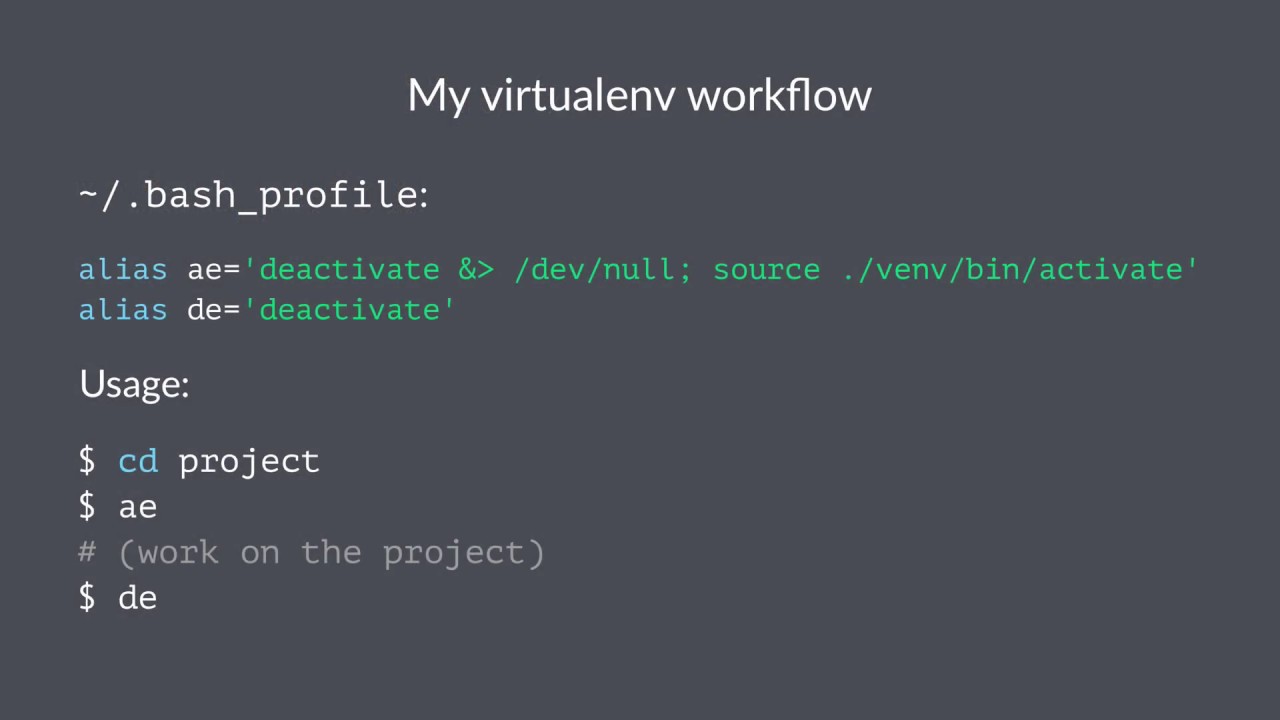 Working Effectively with Python Virtual Environments (Virtualenv)
