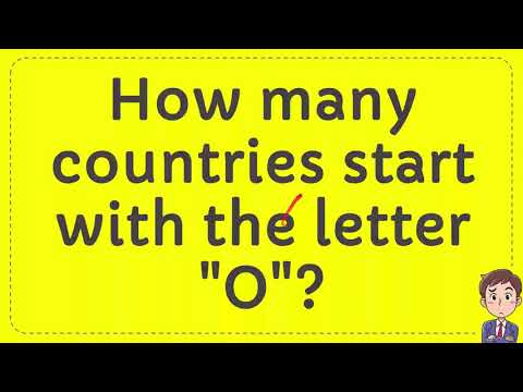How many countries start with the letter "O"?