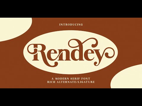 Rendey: Elegant Serif Font with Modern Features and Multilingual Support