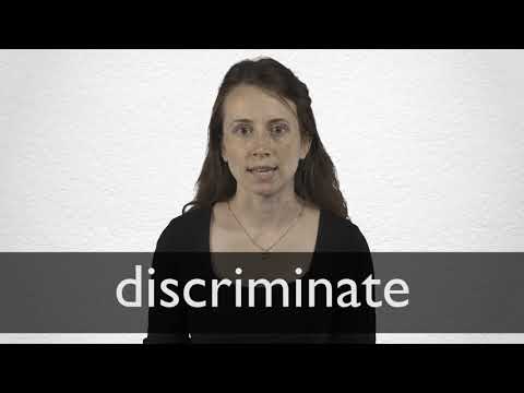 DISCRIMINATE Synonyms | Collins English Thesaurus