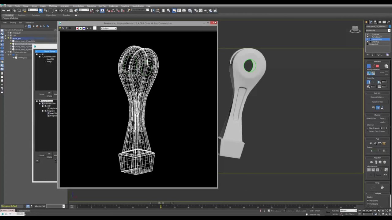 Thinking Particles tutorial: Paul Parneix's : Mesh Reconstruction Effect