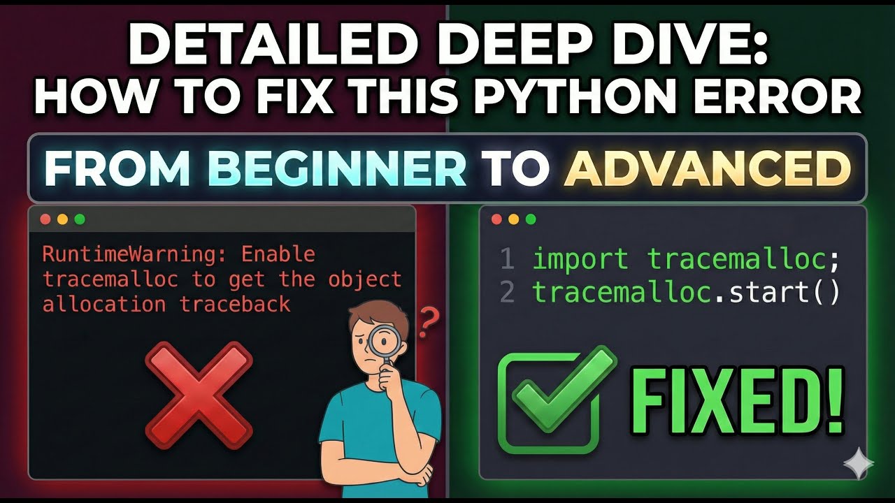 Master Python Debugging: Tracemalloc FULL Breakdown! Advanced Python