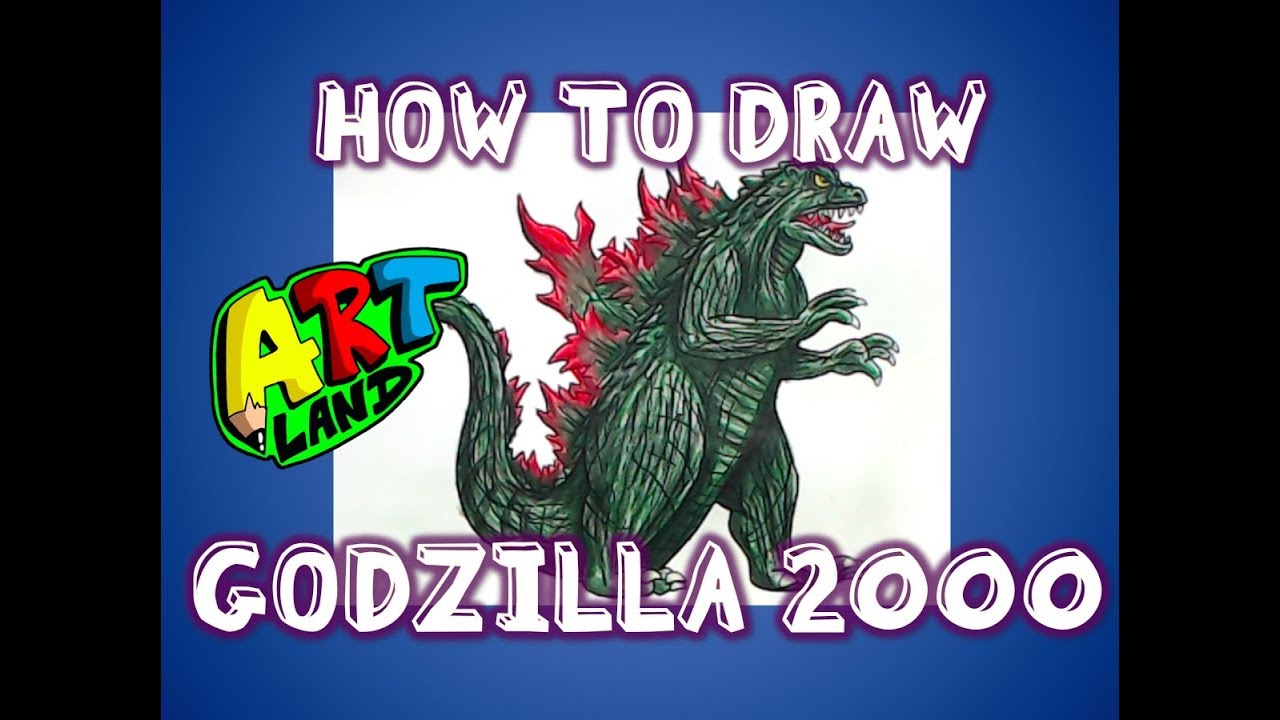 How to Draw Godzilla 2000