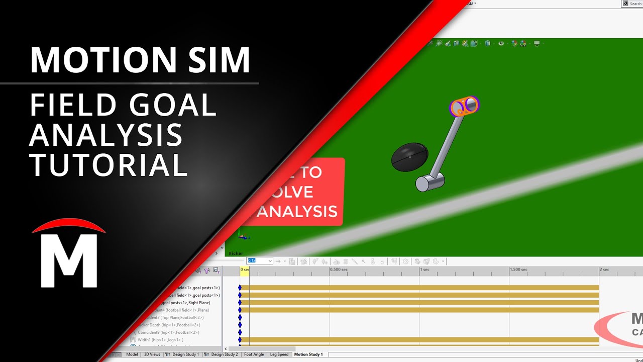 How to Kick a Field Goal with SOLIDWORKS Motion