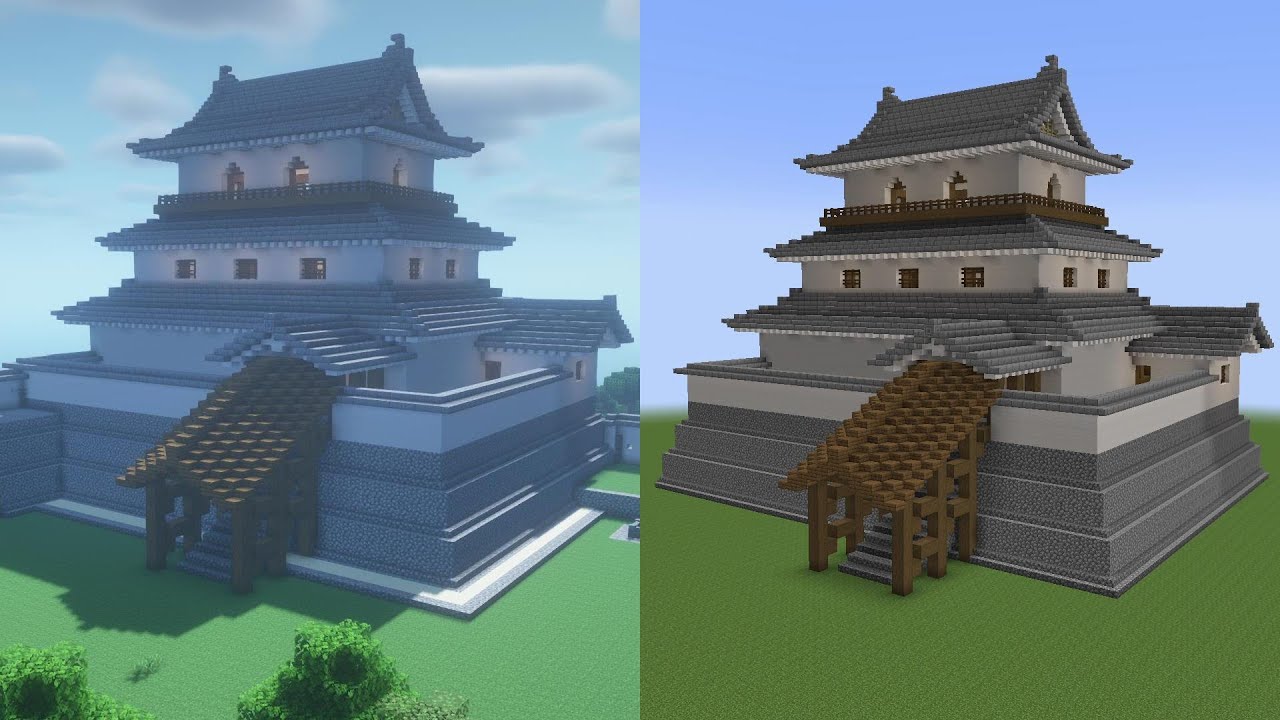 【Minecraft】白石城の作り方 Part2 - Minecraft Builders