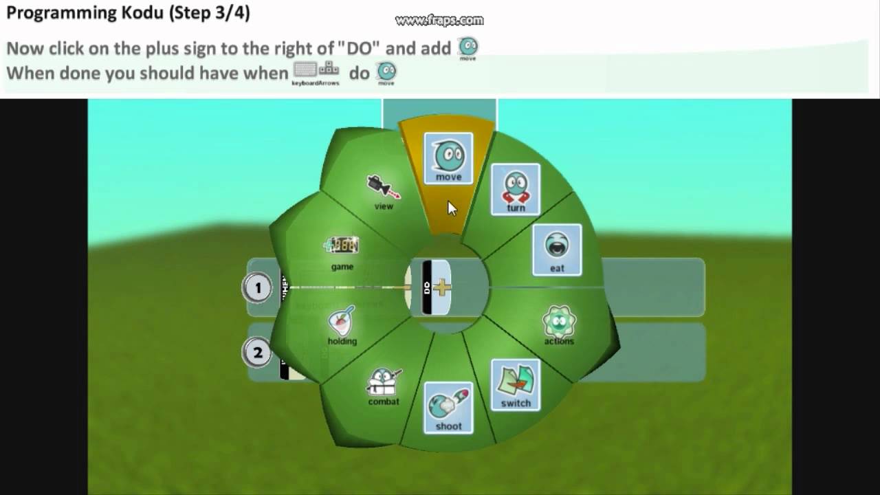 Kodu GameLabs tutorial 1