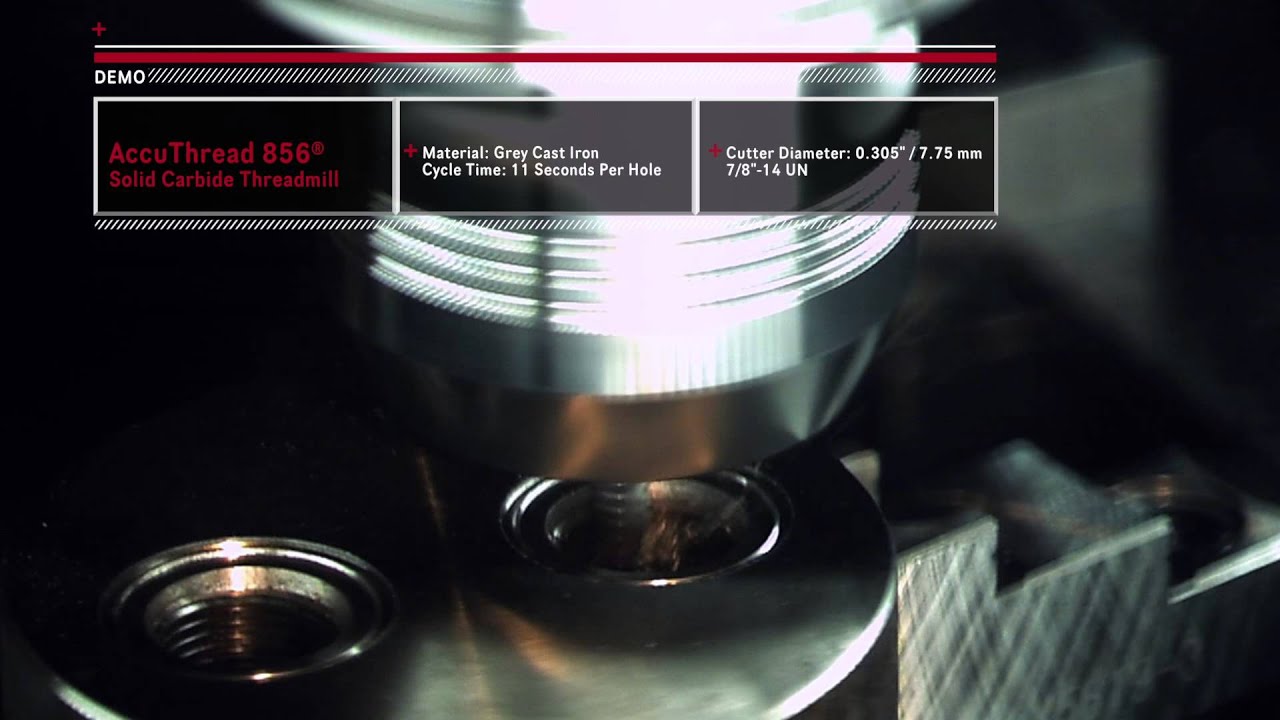 AccuThread 856® Solid Carbide: Demo - Slow Motion
