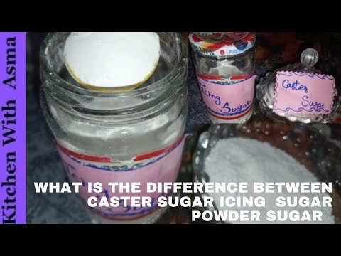 What Is The Difference Between Caster Sugar, Icing Sugar And Powder Sugar Can You Make? Yes✔